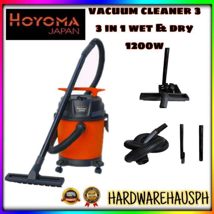 Hoyoma 3 in 1 Wet & Dry Vacuum Cleaner 12L with Blower Function 1200W ...