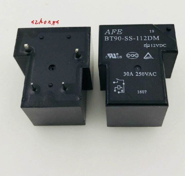 卍☃ 2023..1PC BT90 SS 112DM relay 4 legged 30A250VAC coils 12VDC T90 ...
