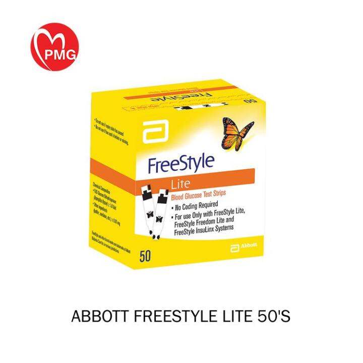 ABBOTT FREESTYLE LITE TEST STRIP 50'S | Lazada
