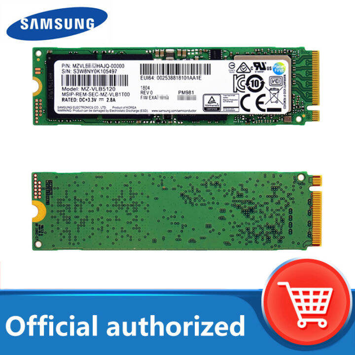 SAMSUNG SSD M.2 PM981A 256GB 512GB Solid State Hard Disk M2 SSD NVMe PCIe 3.0X4 NVMe แล็ปท็อป ...