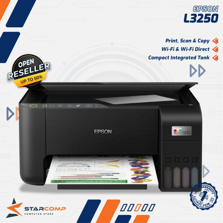 Printer EPSON EcoTank L3250 A4 All in One-EPSON L3250 Ink Tank WiFi ...