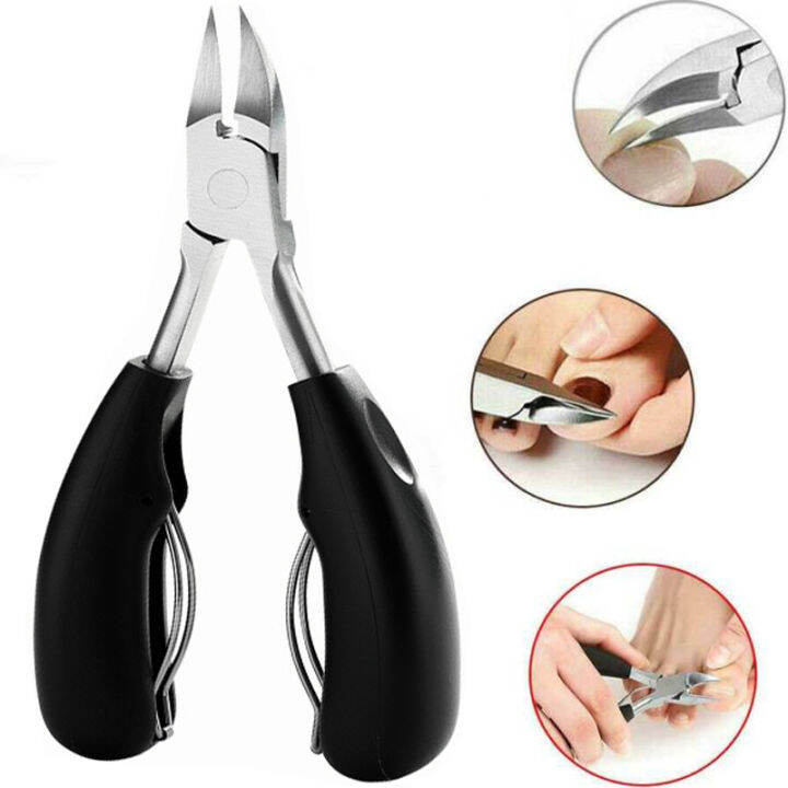 Toenail Clippers for Thick Ingrown Toe Nails Heavy Duty Precision Nail ...