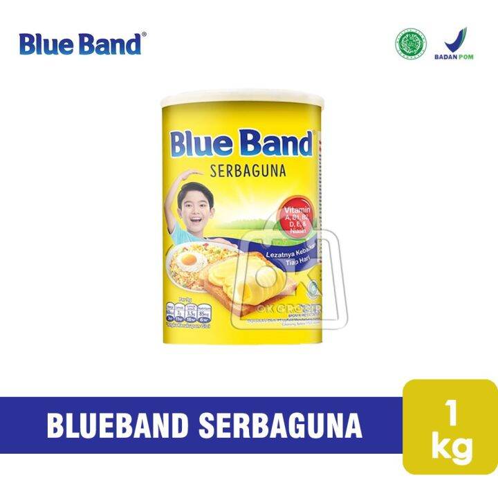 (1 Kg) Margarin Blueband Sebaguna Tin / Blue Band Kaleng | Lazada Indonesia