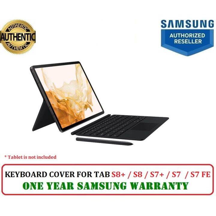 Samsung Keyboard Cover for Tab S8+ S8 S7+ S7 S7 FE 1 Year Samsung Warranty No Tablet | Lazada