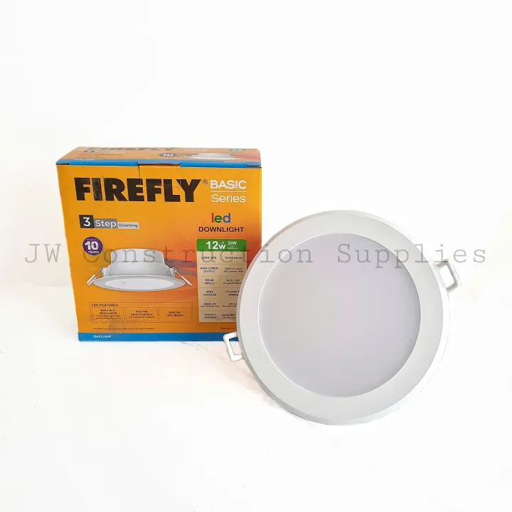 FIREFLY Led Downlight 12W 3 Step Dimming | Lazada PH