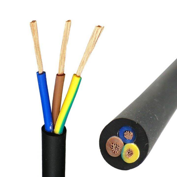 Soft Rubber Cable 3 core 0.75,1,1.5mm² with to Abrasion and Weathering ...