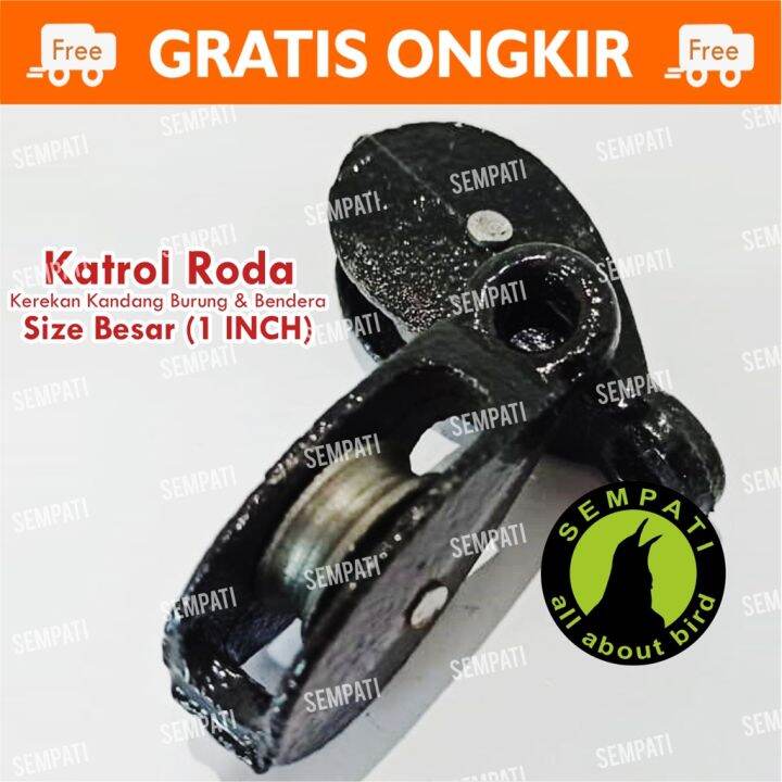 KATROL MINI CARLTON PUILEY-1" KEREKAN SARANG BURUNG KATROL SANGKAR ...