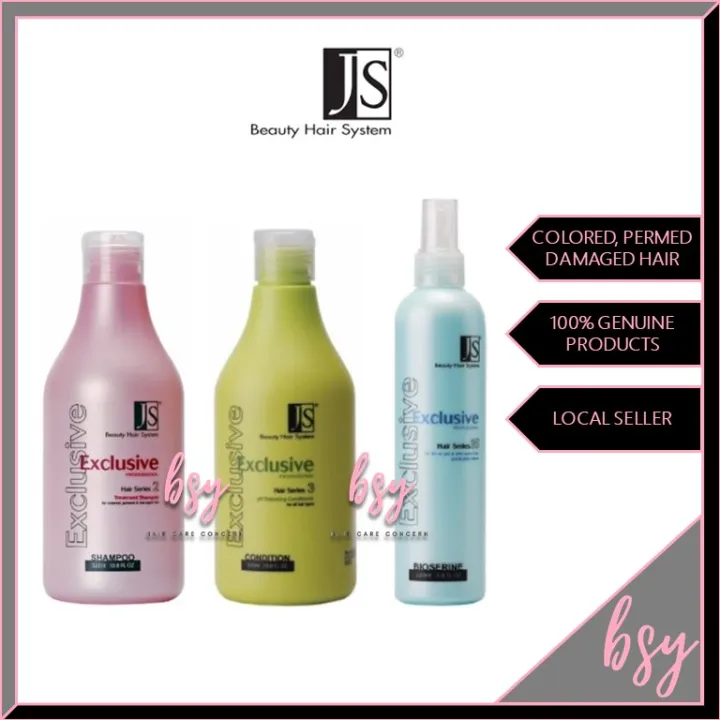 JS Exclusive (2+3+16) Treatment Shampoo 320ml + pH Balance Conditioner ...