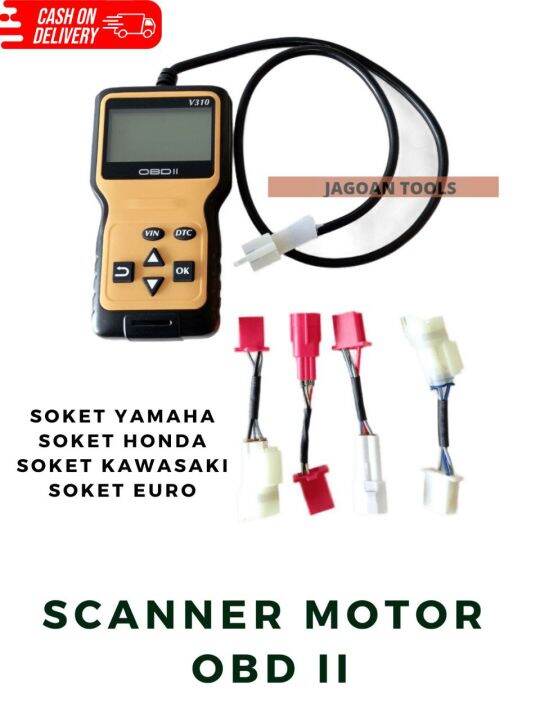 Scanner Motor Yamaha OBD II untuk motor OBD 2 Full socket | Lazada ...