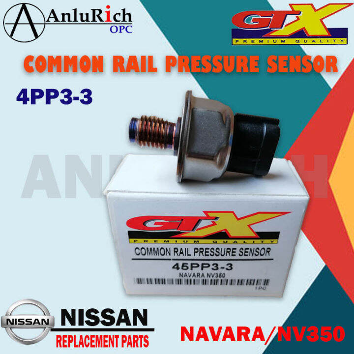 COMMON RAIL PRESSURE SENSOR NISSAN NAVARA/NV350 GTX PART NO: 45PP3-3 ...