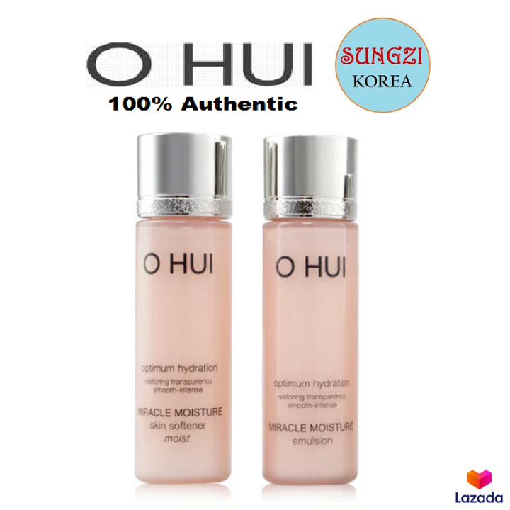 O HUI Miracle Moisture Skin Softener Moist 20ml + Miracle Moisture ...