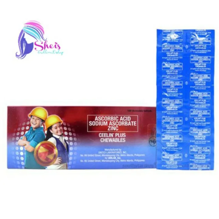 CEELIN PLUS Chewable with ZINC 1Box/100tablet | Lazada PH