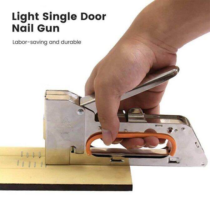 Heavy Duty Tacker Staple Gun 4 / 6 / 8mm U-Shape Nails Stapler Rapid ...