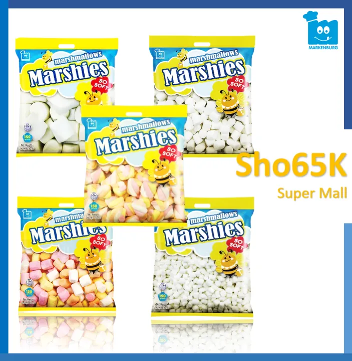 มาร์ชแมลโลว์ ของ มาร์ชี่ Marshmallows Marshies ตรา Markenburg ขนาด 150 ...