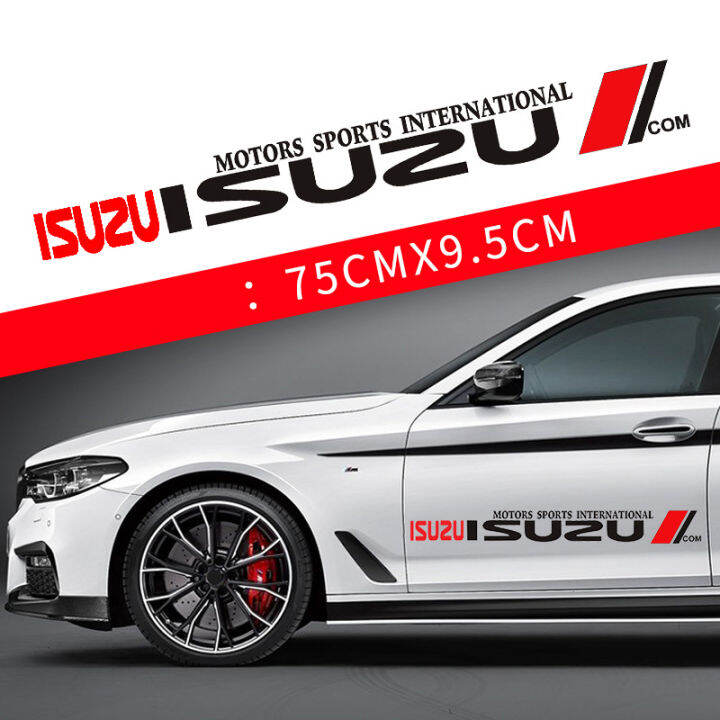 2PCS Car Body Stickers Car Door Side Stickers Car Emblem Decal ...