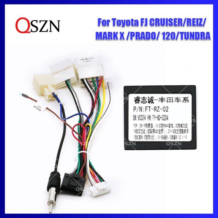 Canbus Box Decoder FD-RZ-02 For Toyota FJ CRUISER/REIZ/ MARK X /PRADO/ 120/TUNDRA Wiring Harness ...