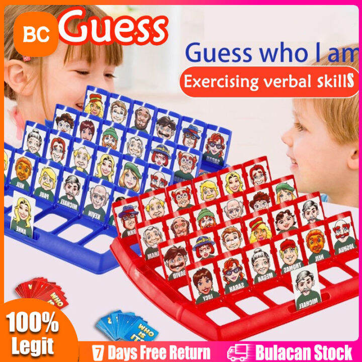 [Delivery in 3 Days] Family Guessing Game "Who is it" Classic Board ...