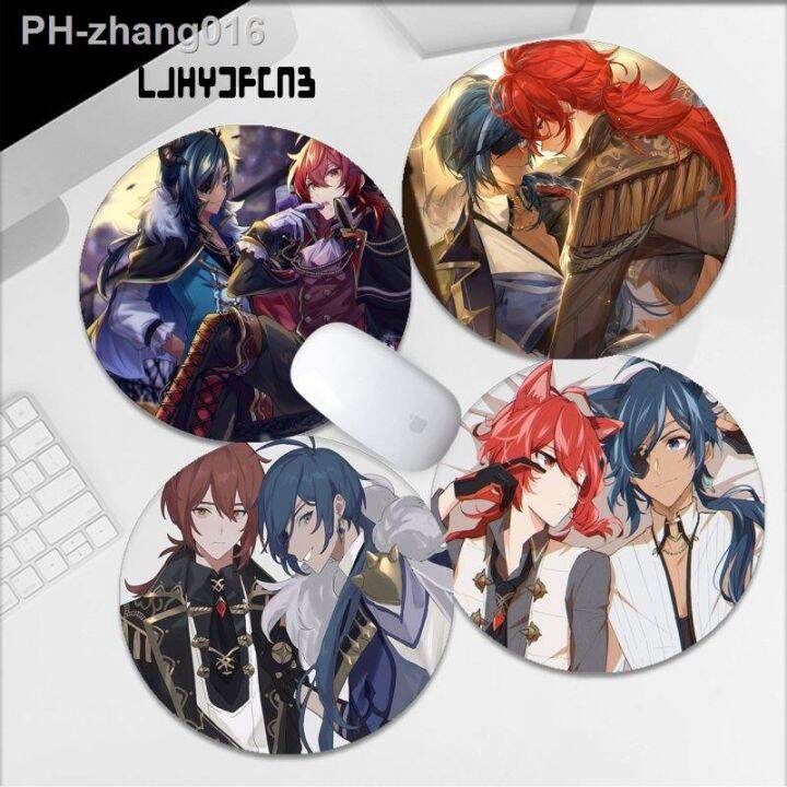 Genshin Impact Kaeya Diluc Animation Round Kawaii Cartoon Anime Gaming ...