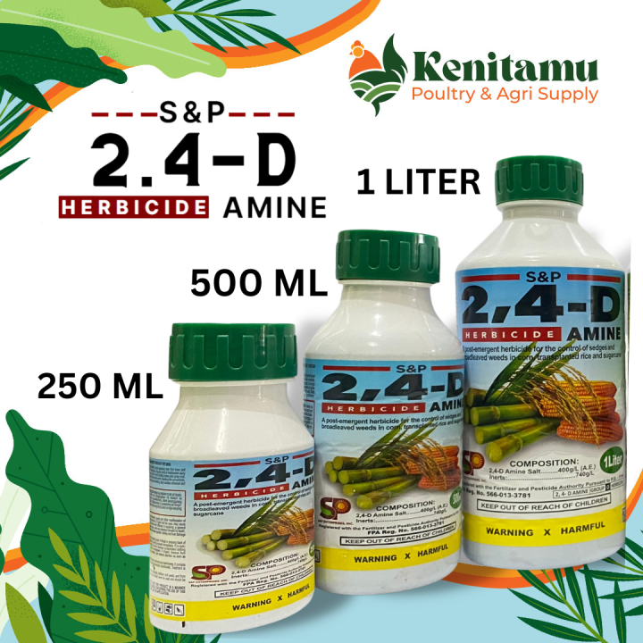 2,4-D HERBICIDE AMINE (250 ML,500 ML,1 LITER) | Lazada PH