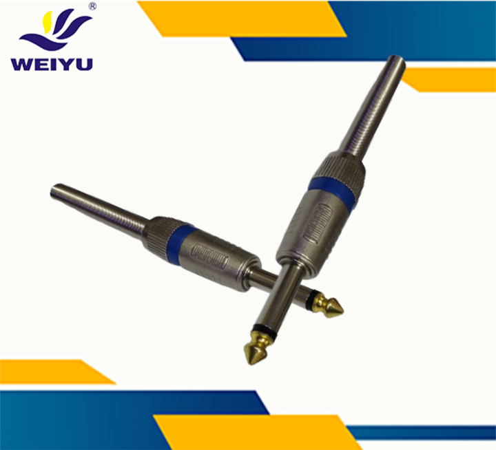 (blue) PL-55 and XLR Female & Male Microphone Connector With Long ...