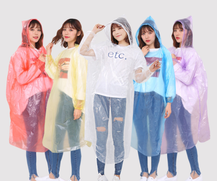 Disposable Adult Waterproof Rain Coat/one time raincoat/一次性雨衣 | Lazada