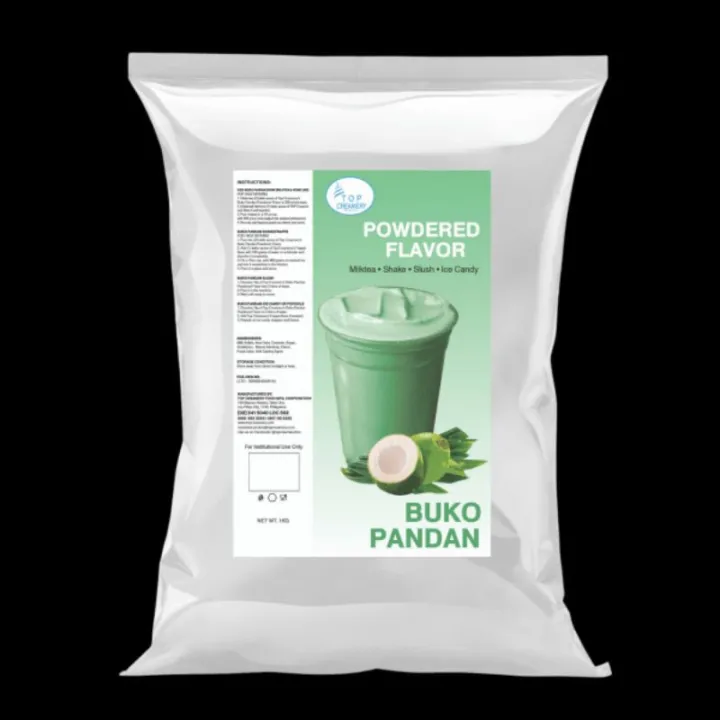 Buko Pandan Powdered Flavor 1kg TOP CREAMERY | Lazada PH