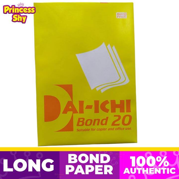 Dai-ichi Short / Long / A4 Bond Paper Substance 20 70 GSM 500pcs | Lazada PH