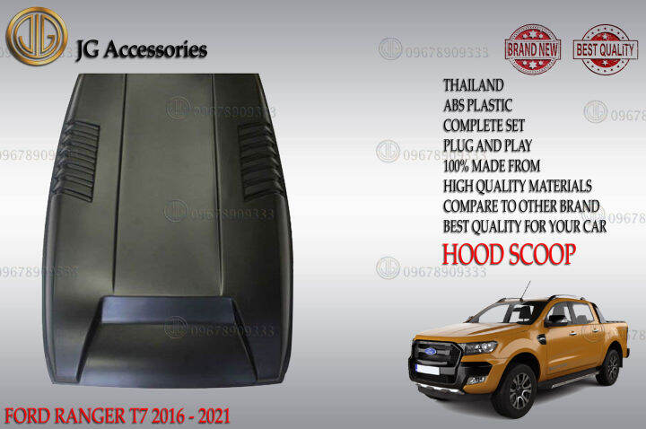 FORD RANGER T7 2016 2017 2018 2019 2020 2021 2022 V1 HOOD SCOOP / HOOD ...