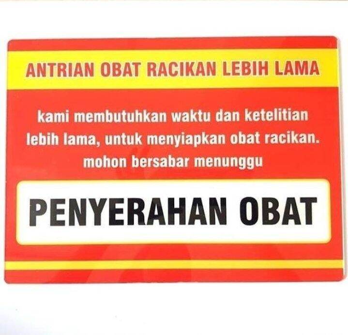 Stiker Penyerahan Obat | Lazada Indonesia