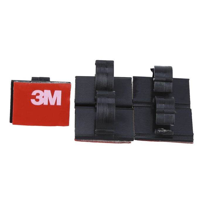 20Pcs 3M Self Adhesive Cable Clips Wire Holder Clamps Car Data Cable ...