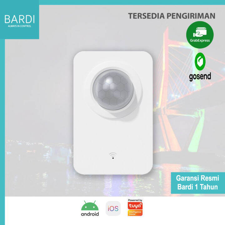 BARDI SMART SECURITY PIR MOTION SENSOR GERAK OTOMATIS WIFI | Lazada ...