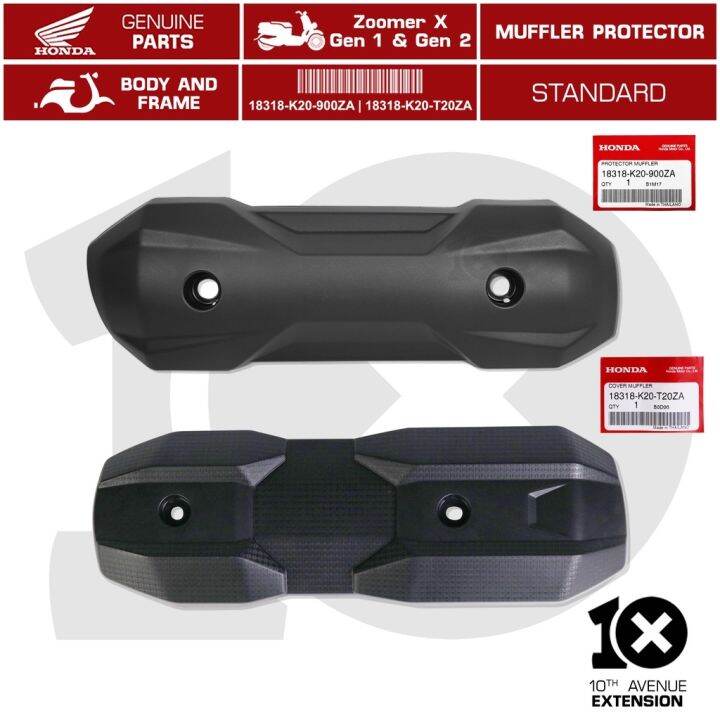 10thX Honda Genuine Protector Muffler/Heat Guard Part No.18318-K20 ...