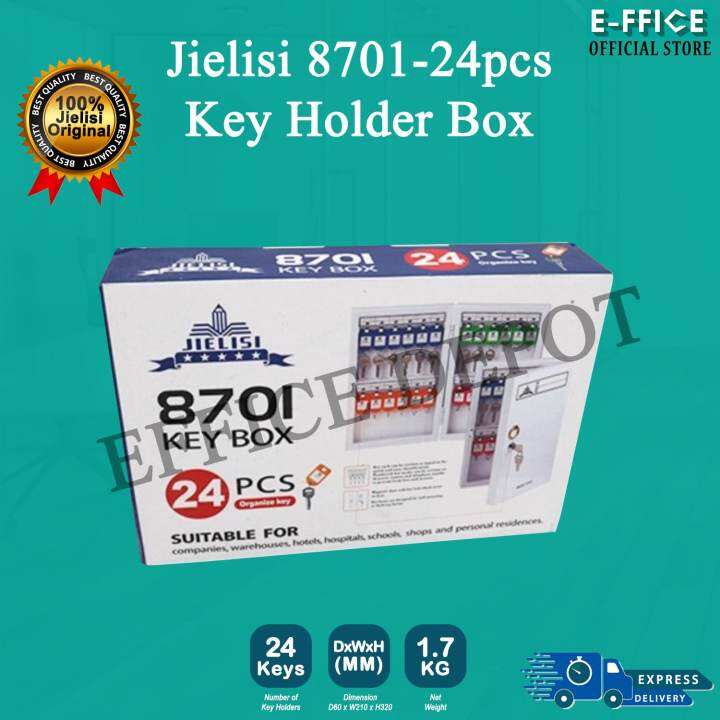 Effice Depot - JIELISI 8701 Fully Metal Key Box / Peti Kunci Besi ~High ...