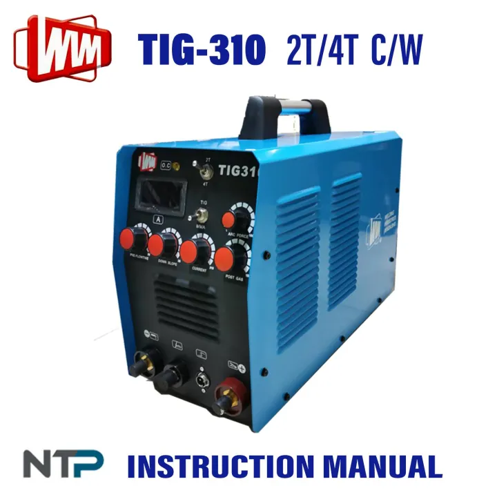 เครื่องเชื่อมอาร์กอน WIM TIG-310 2T/4T C/W (Welding Machine) | Lazada.co.th