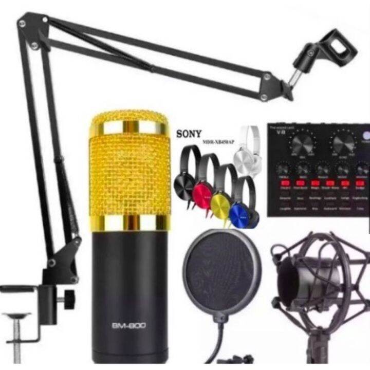 qMb0sg3q TTC Original BM-800 condenser microphone with v8 soundcard and ...