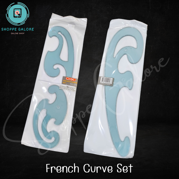 FRENCH CURVE SET DRAWING RULER CURVE RULERS | Lazada PH