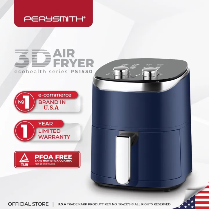 PerySmith PS1530 3D Air Fryer Ecohealth II Series 1400W 4.2L | Lazada PH