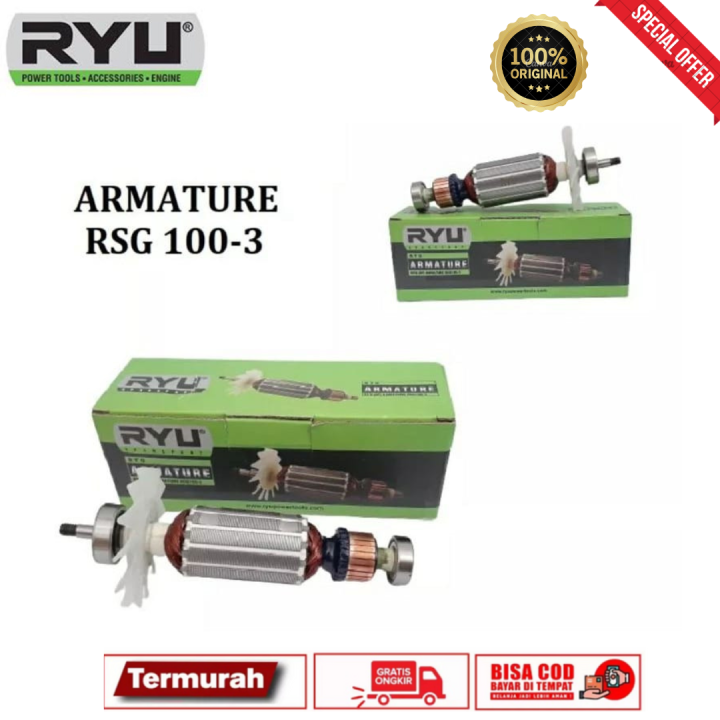 RYU Armature angker Mesin Gerinda Ryu RSG100-3 Angker | Sparepart ...