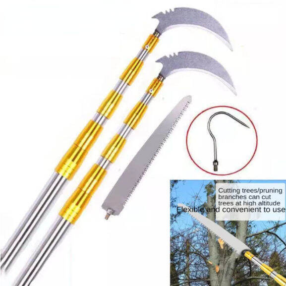 High Branch Saw Telescopic Rod For Pruning Fishing High Branch Saw ...