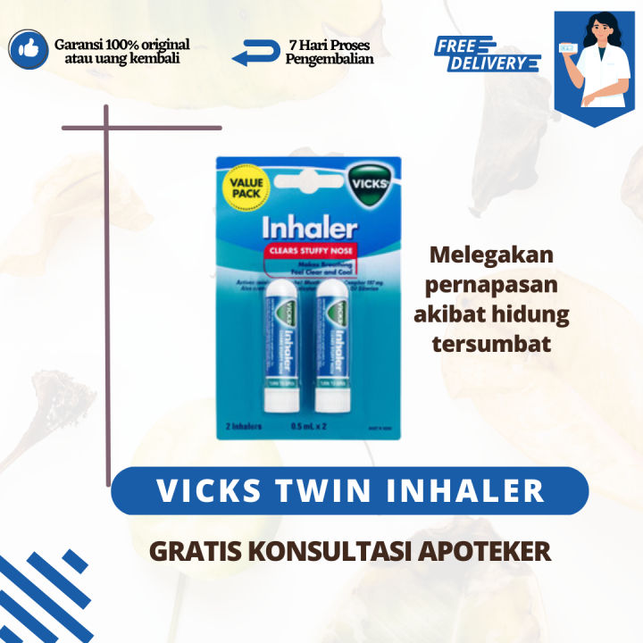 Vicks Inhaler Twin pack / Mengatasi Hidung tersumbat | Lazada Indonesia