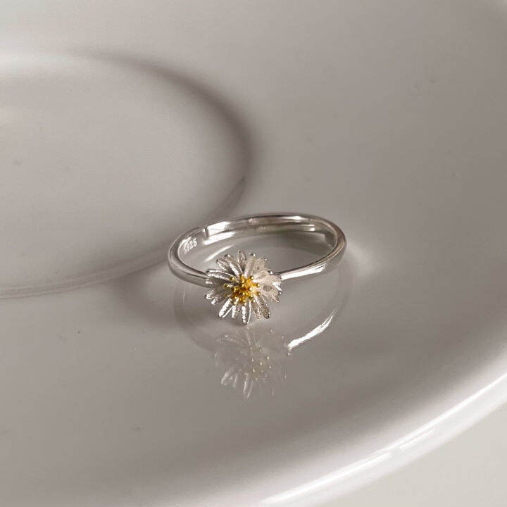 A.piece แหวนเงินแท้ [all silver 925] Daisy Ring แหวนเดซี่ (120) | Lazada.co.th