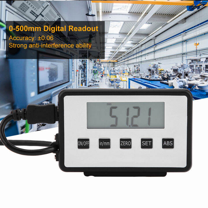 0-500mm Readout Scale Accurate Digital Linear LCD Readout Kit for Milling Machines Lathes ...