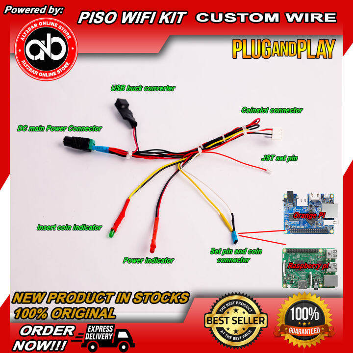 DIY | PLUG and PLAY | UNIVERSAL | custom wire | piso wifi Kit | piso ...