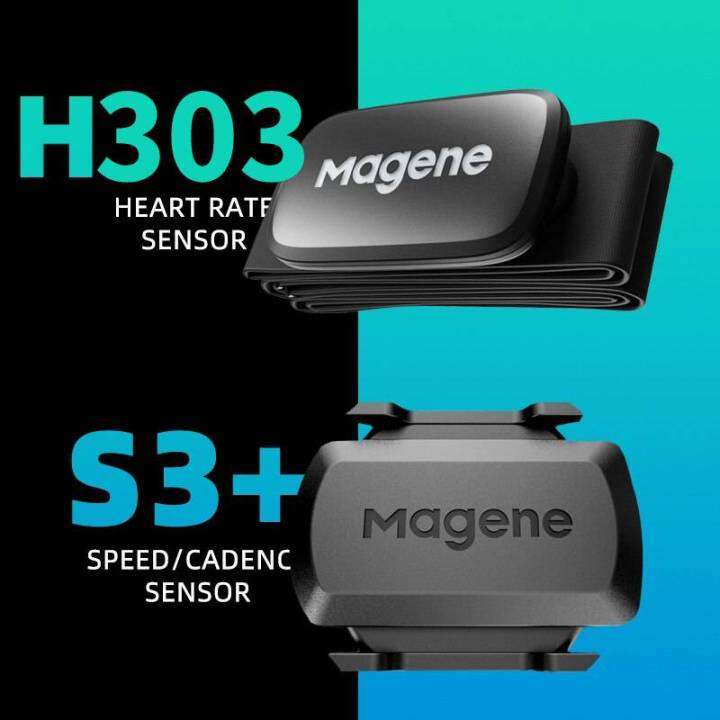 Original Magene H303 Heart Rate Sensor New Bluetooth ANT Upgrade H64 HR ...