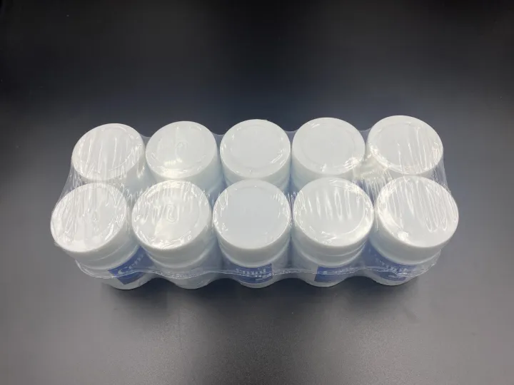 ยาแก้ปวด Cemol 500 mg (เม็ดฟ้าขาว,เม็ดขาว)แพ็ค 10 กระปุก ซีมอล พาราเซตา ...