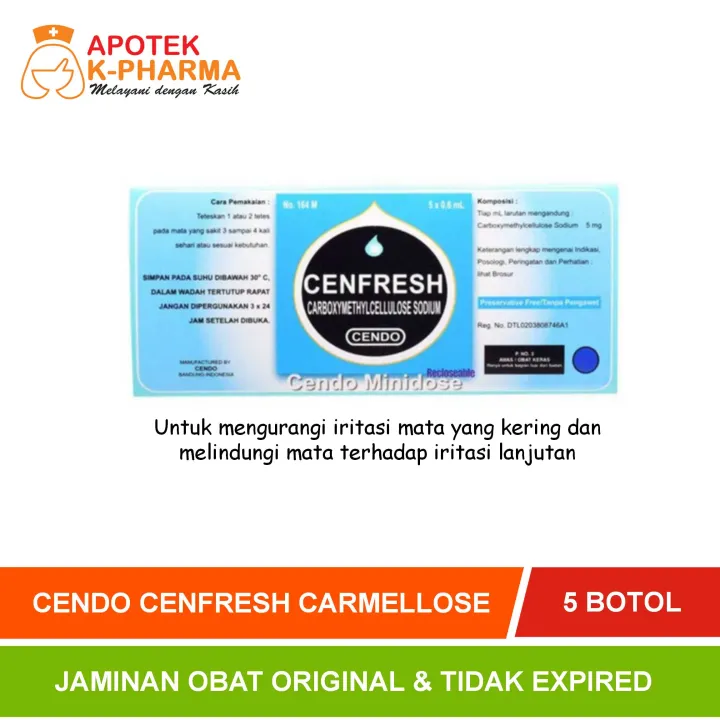 Cendo Cenfresh Minidose lsi 5 Dose Obat Original Cendo | Lazada Indonesia