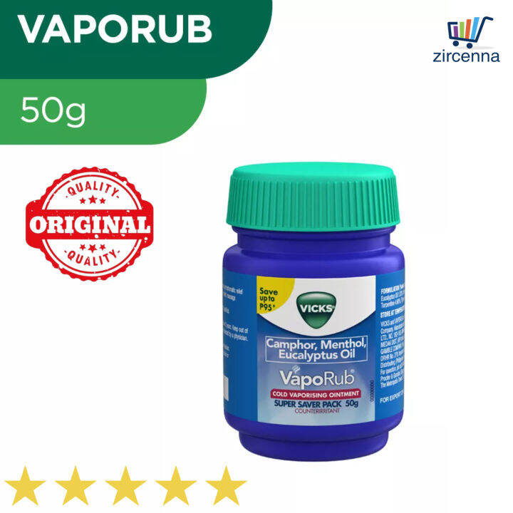 Vicks VapoRub Cold Vaporising Ointment 50g | Lazada PH