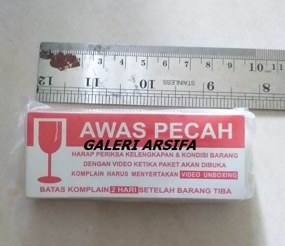 Label Sticker Fragile Barang Mudah Pecah Ukuran Kecil | Lazada Indonesia