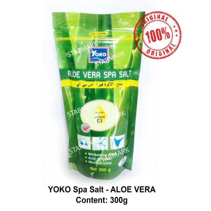 Spa Milk Salt Salts Yoko - Aloe Vera 300g 300 grams Authentic - Set of ...