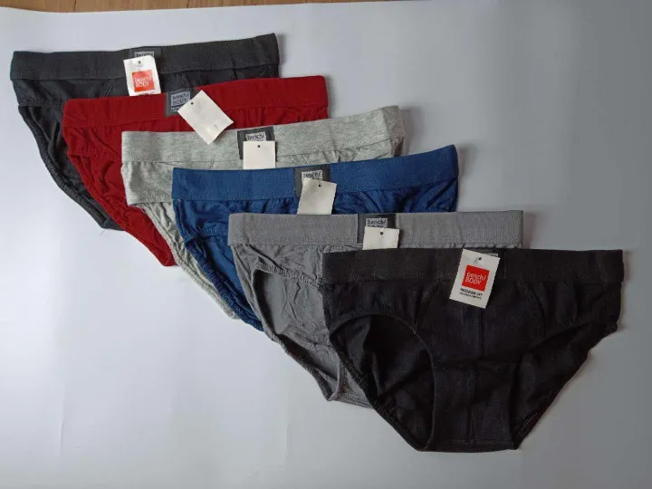 H.D MENS COTTON BENCH BRIEF 6PCS | Lazada PH